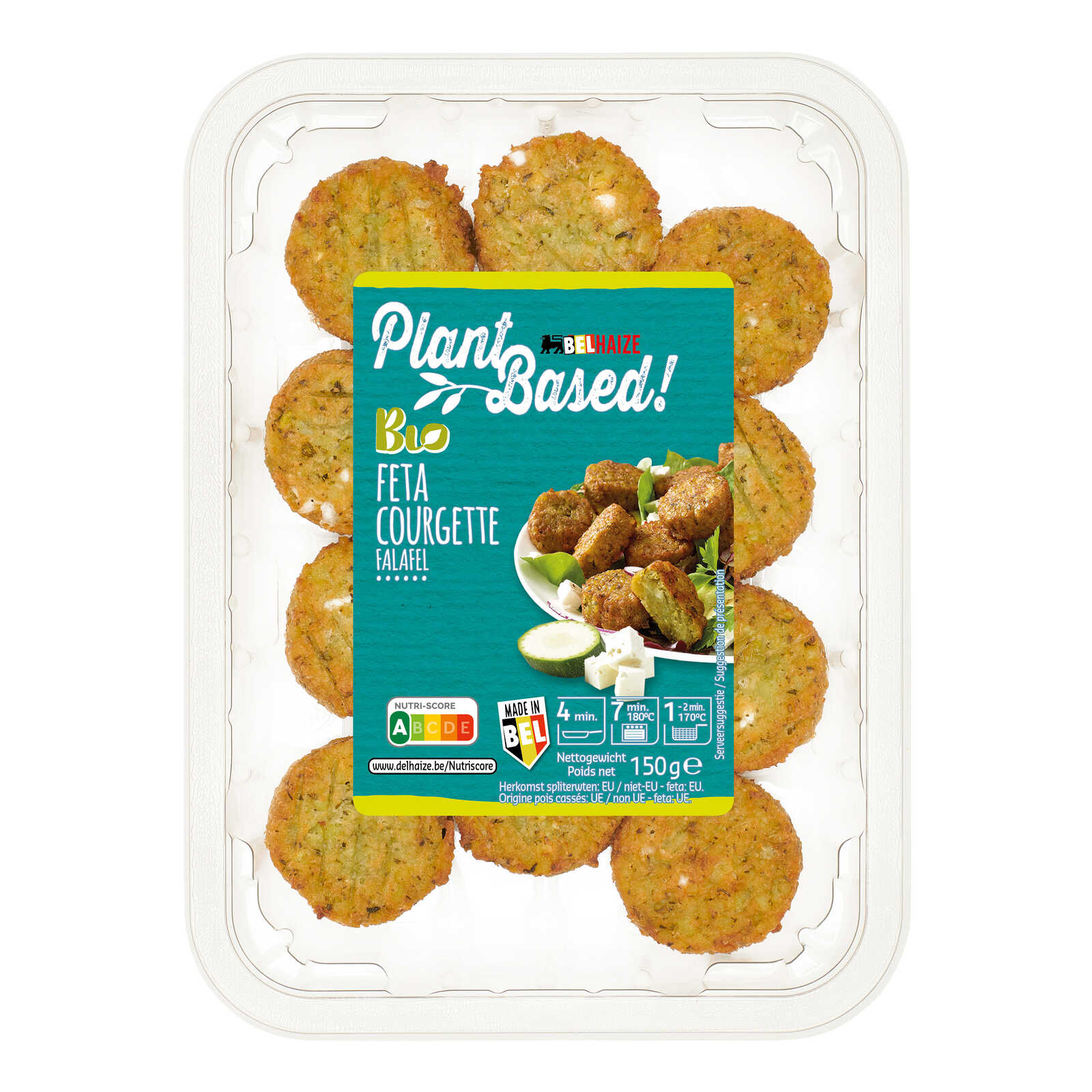 Delhaize | Plant-Based | Falafel | Feta | Courgette | Veggie | Bio ...