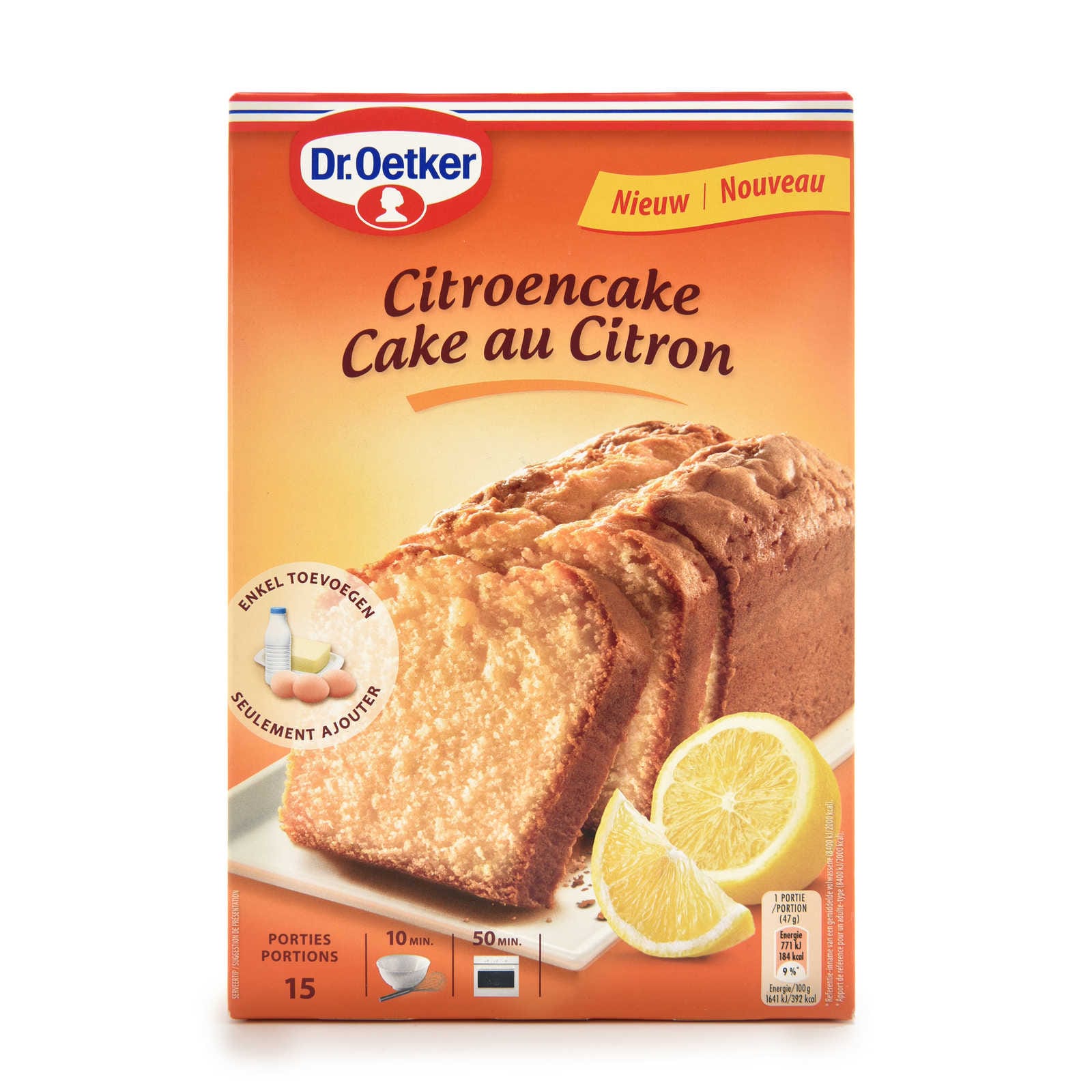 Dr. oetker | Cake | Citron | Préparation | 375 gr | Delhaize