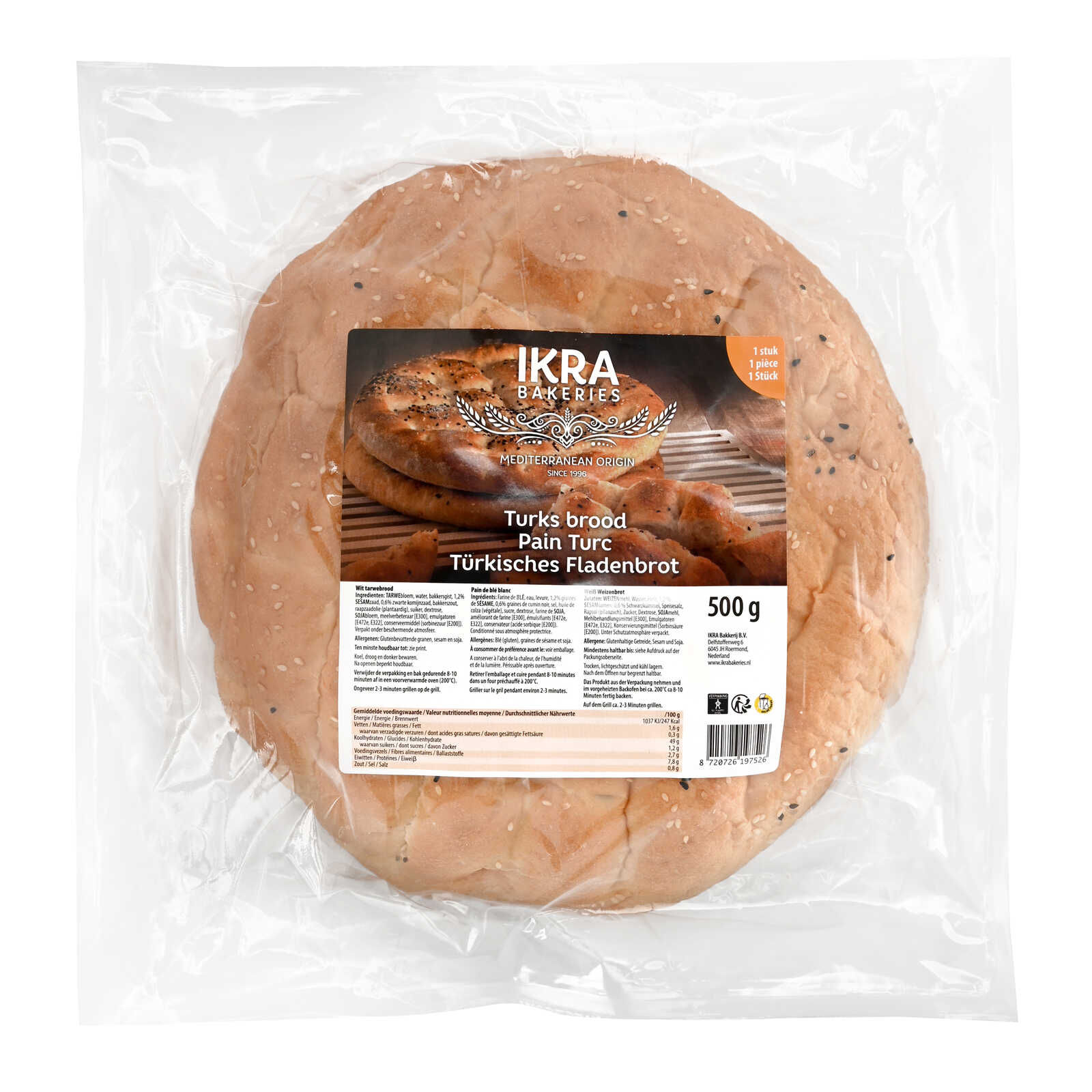 Ikra | Brood | Turks | 1 st | Delhaize
