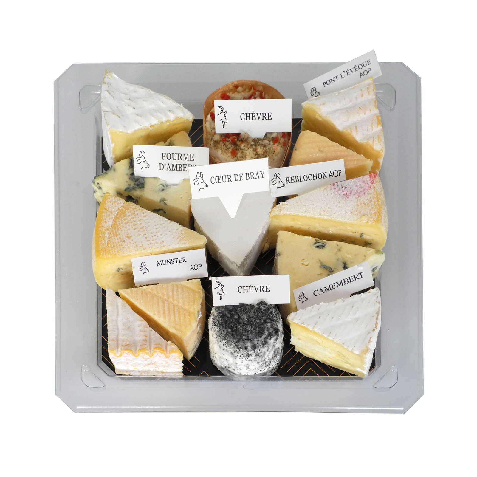 Services Compris | Plateau | Assortiment fromage | 13 portions | Eco ...