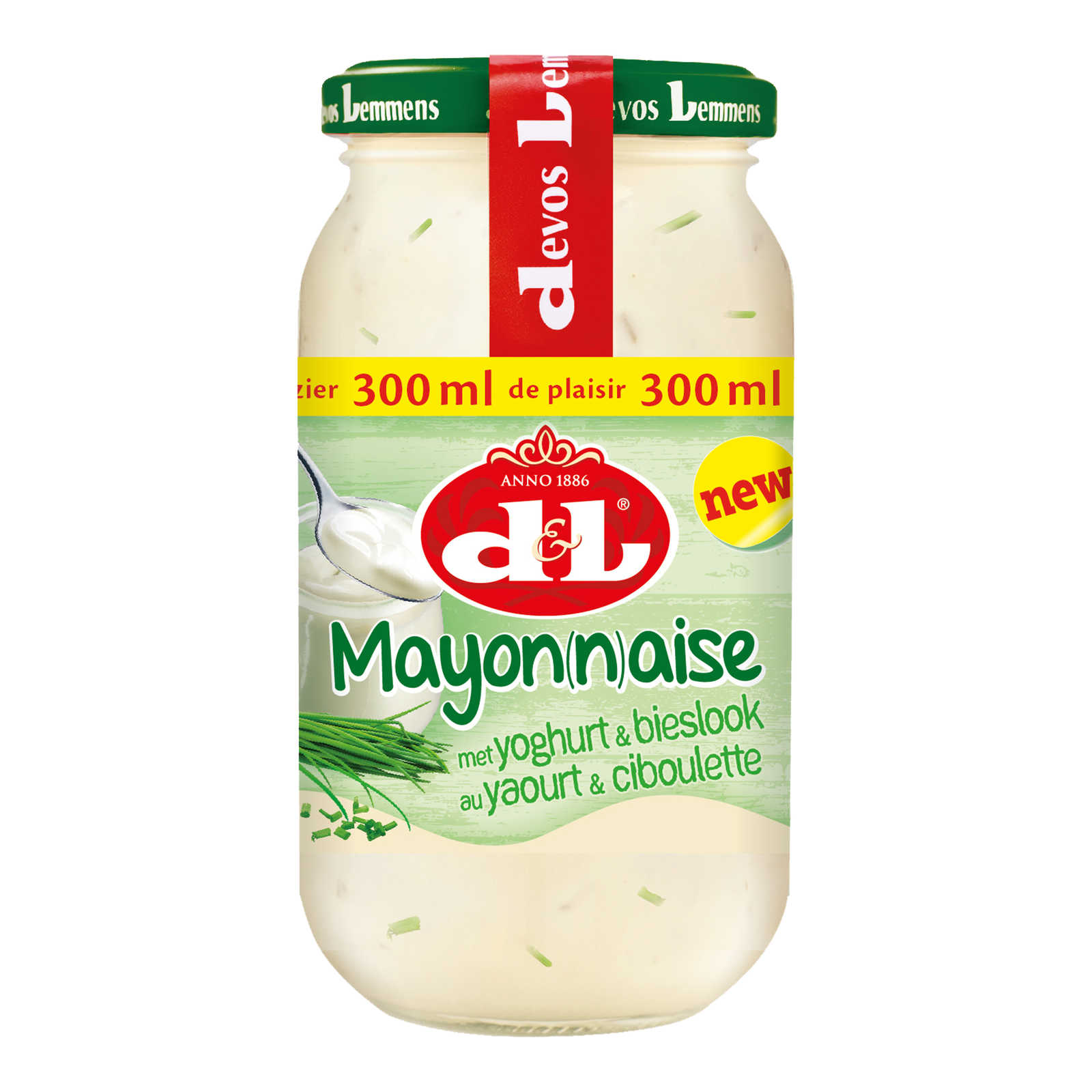 Devos & Lemmens | Mayonnaise | Yaourt & Ciboulette | 30 cl | Delhaize