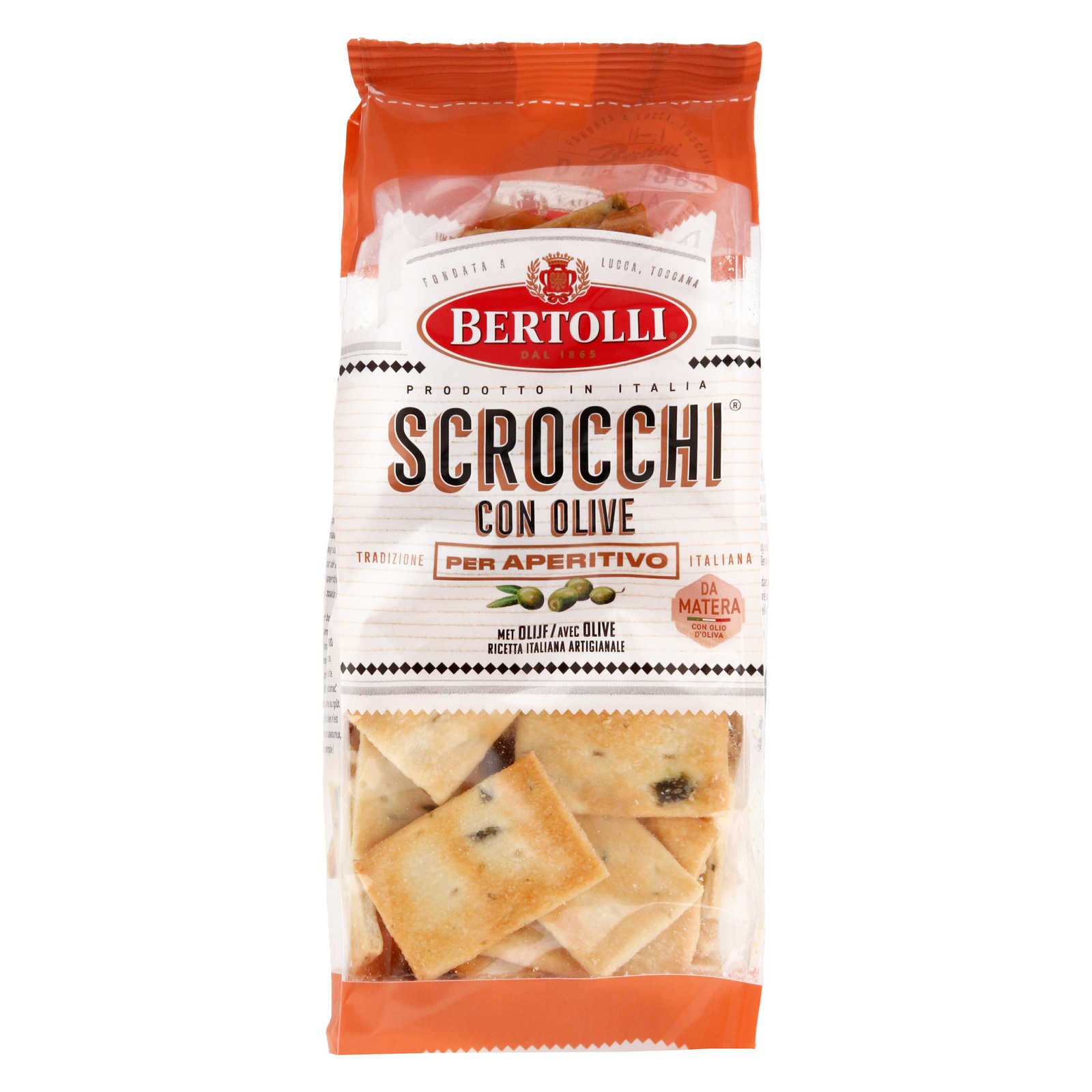 Bertolli | Scrocchi | Olive | 200 gr | Delhaize