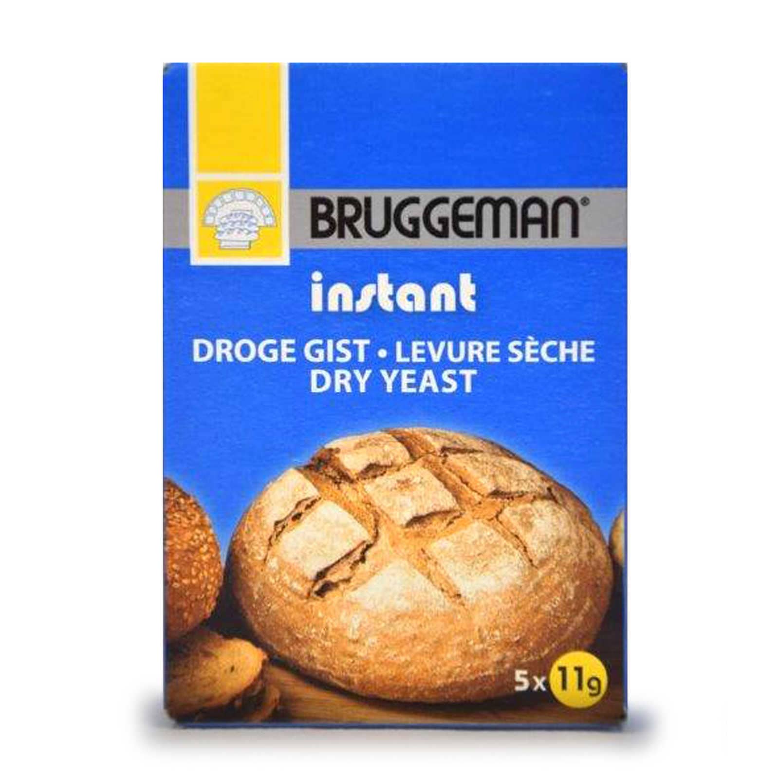 Bruggeman | Levure | Sèche | 5 x 11 gr | Delhaize