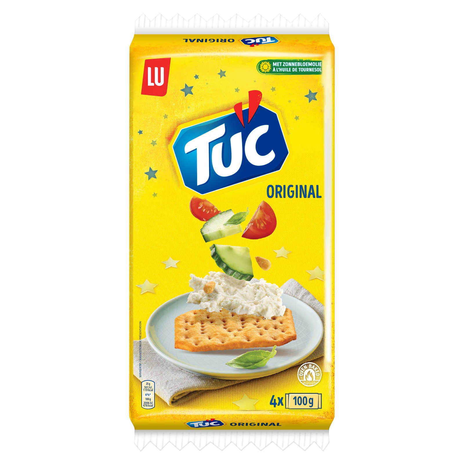 LU | Tuc | Crackers | Original | 4 x 100 gr | Delhaize