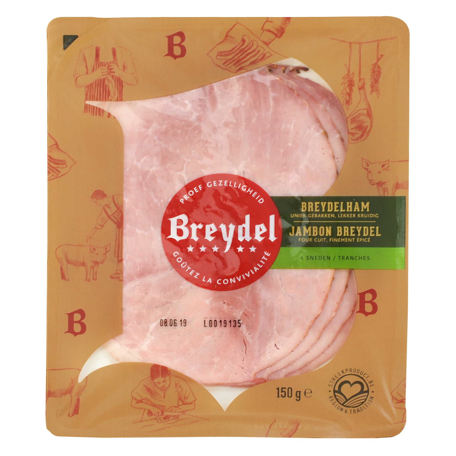 Breydel | Jambon | 150 gr | Delhaize
