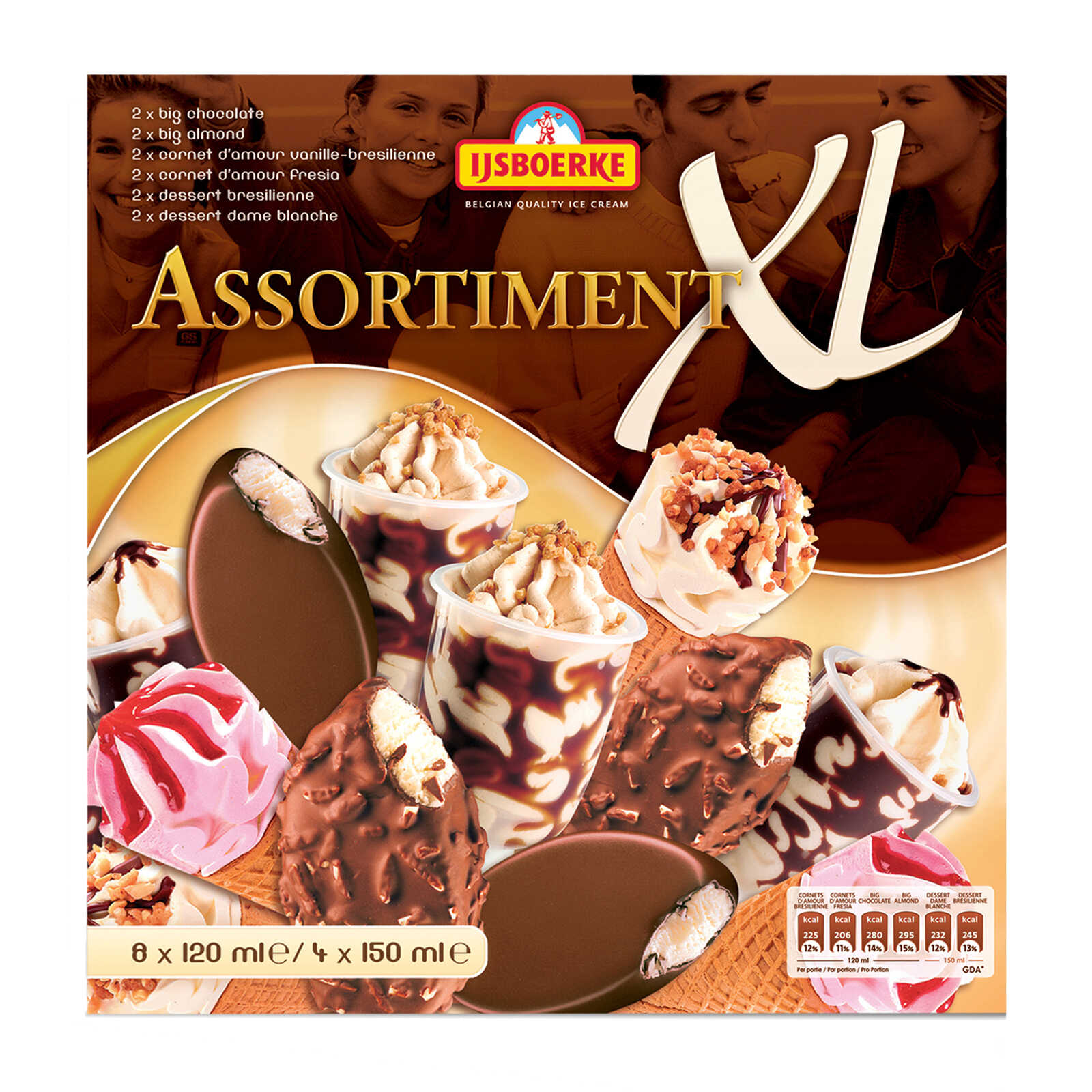 Ijsboerke | Ijsjesassortiment | XL | 1,56 l | Delhaize