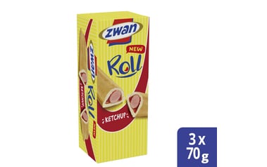 Zwan | Saucisse | Roll Ketchup 3p | 210 g | 210 gr | Delhaize
