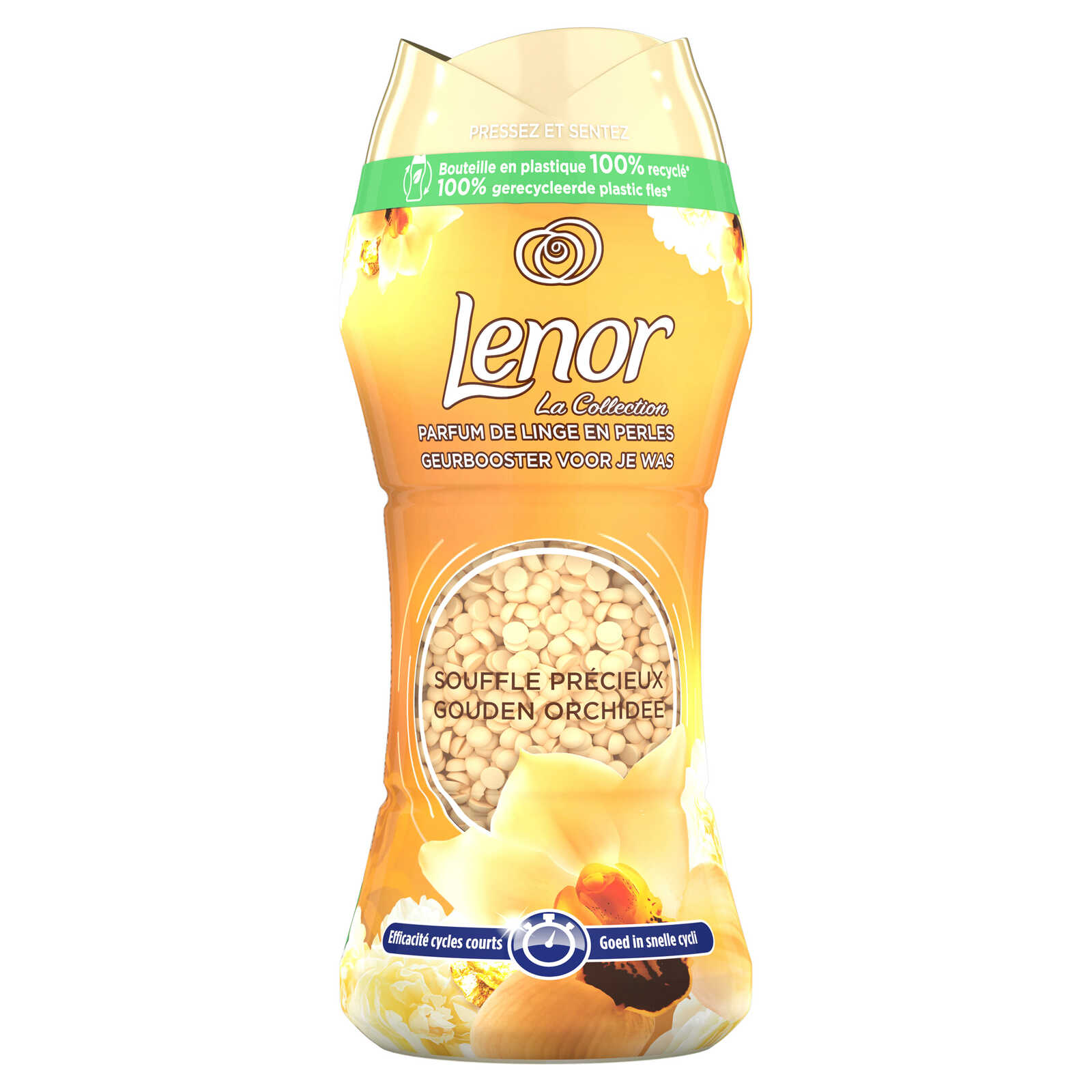 Lenor | Parels | Wasmiddel | Gouden Orchdee | 16DS | 224 gr | Delhaize