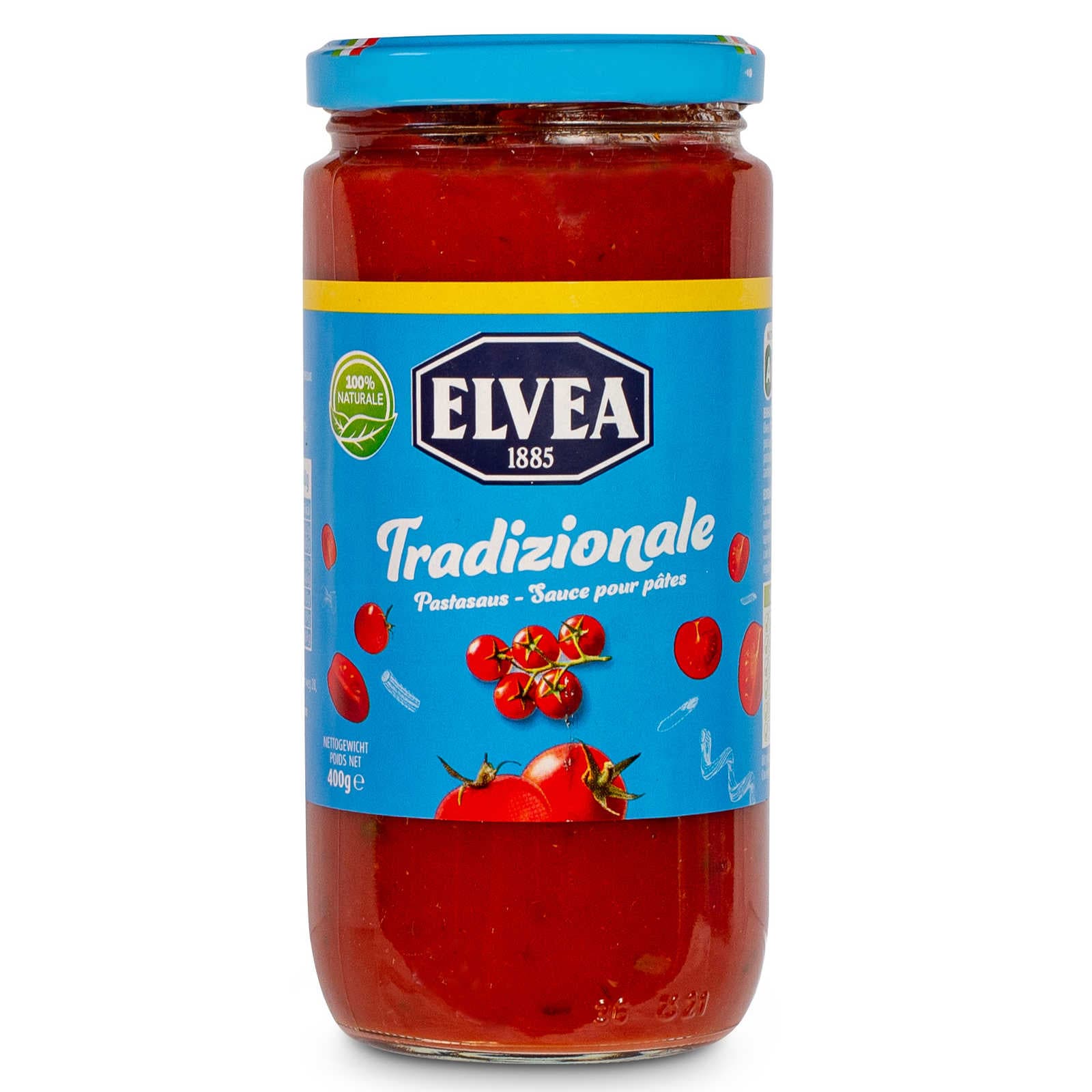Elvea | Saus | Pasta | Tradizionale | 400 gr | Delhaize