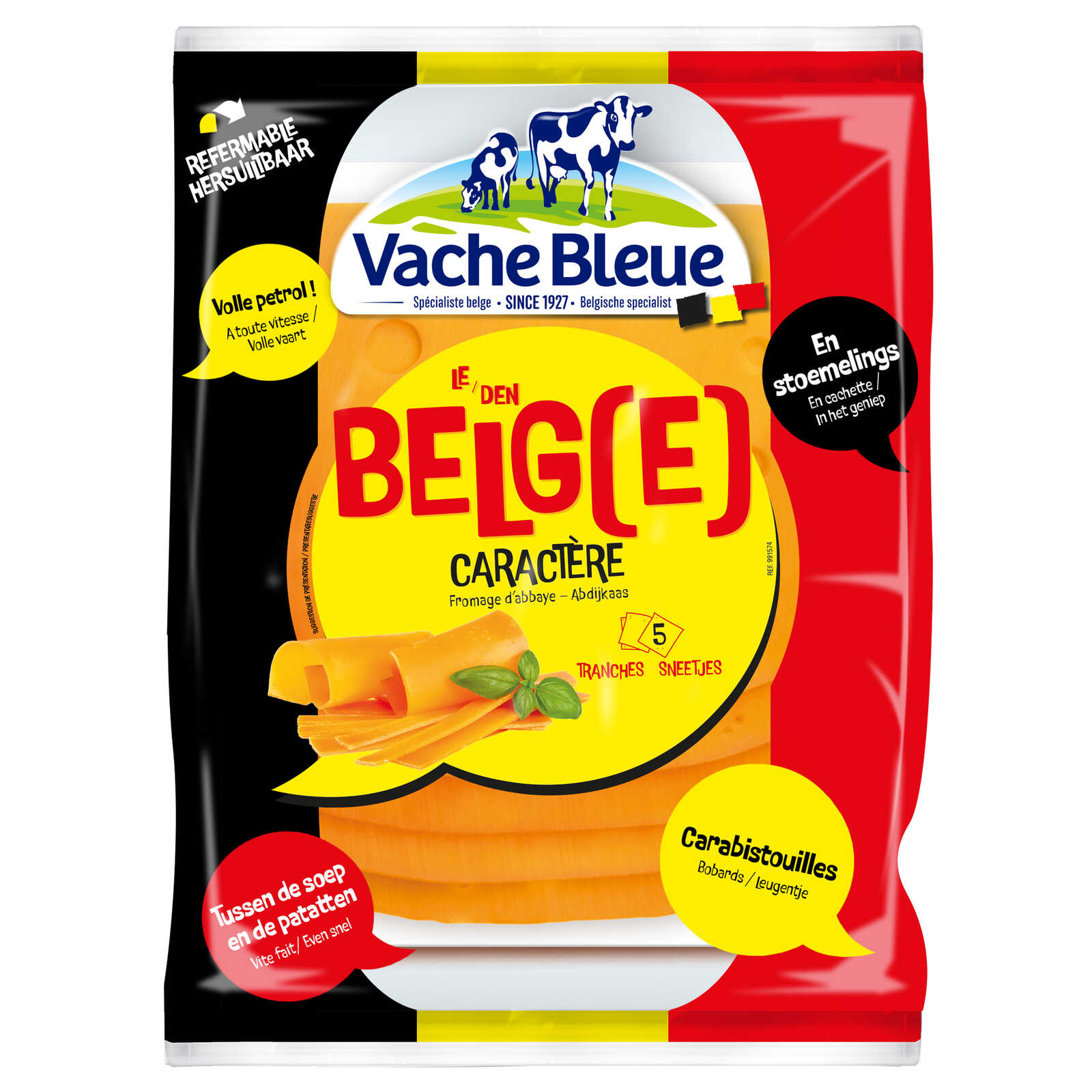 Vache Bleue | LE BELGE | CARACTERE | TRANCHES | 150 gr | Delhaize