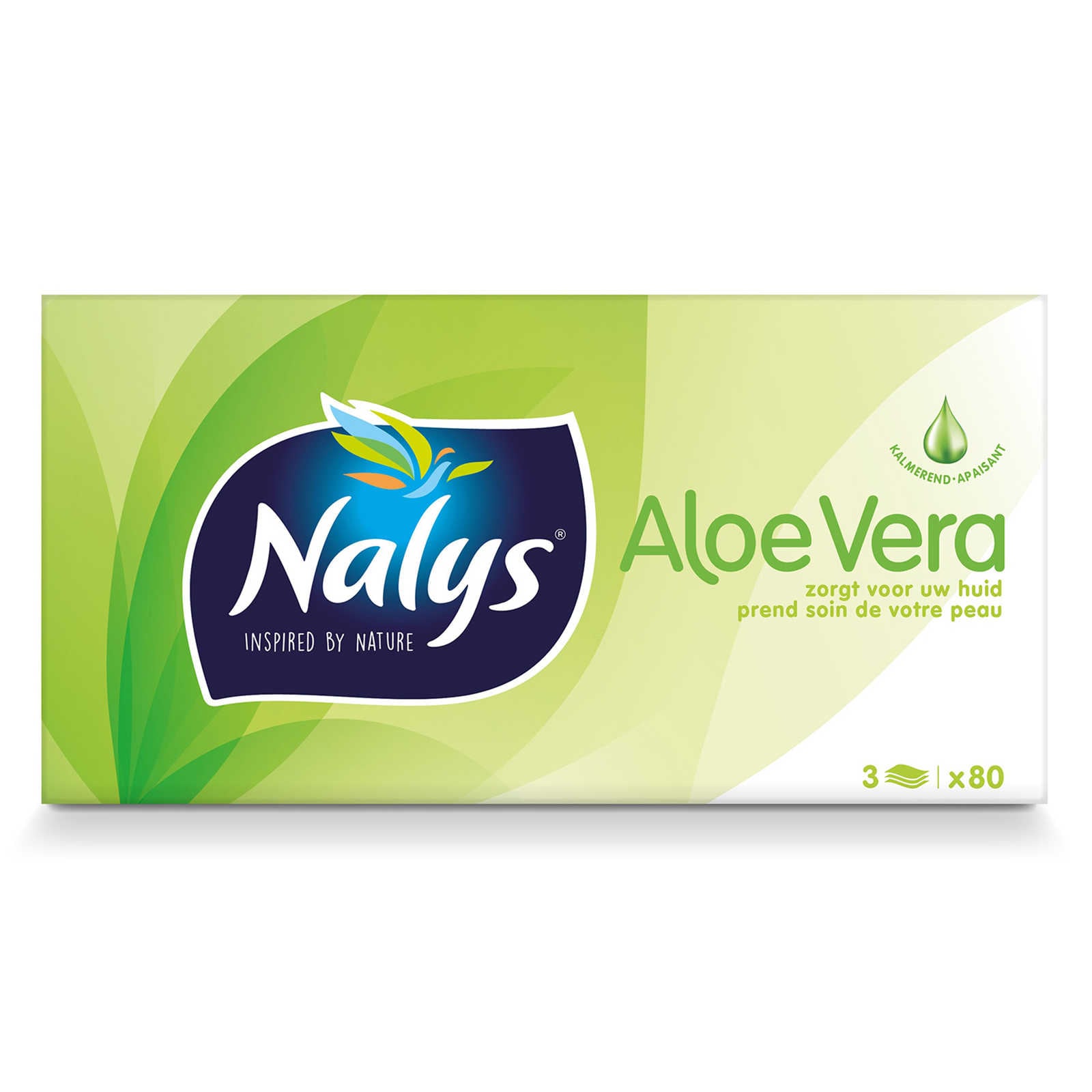 Nalys | Mouchoirs | Aloe vera | 80 pc | Delhaize