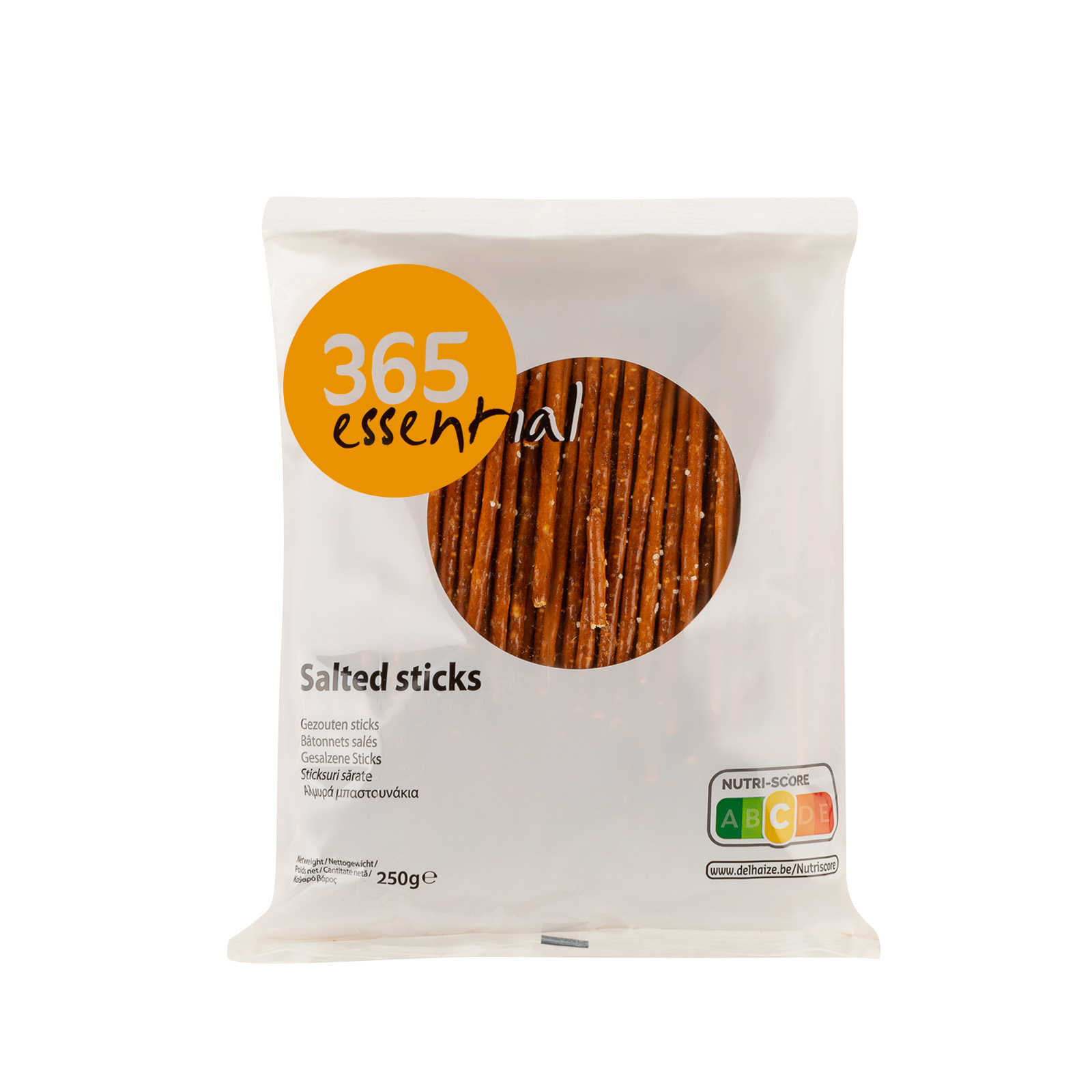 365 | Battonets | Sel | 250 gr | Delhaize