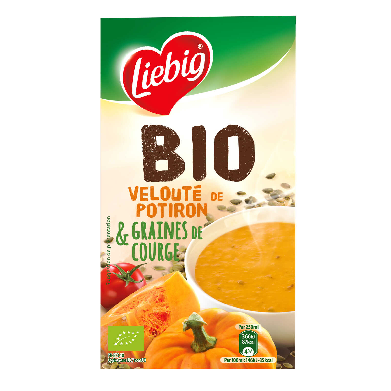 LIEBIG | DELISOUP' | Soep | Bio | Pompoen | Pompoenpit | 1 l | Delhaize