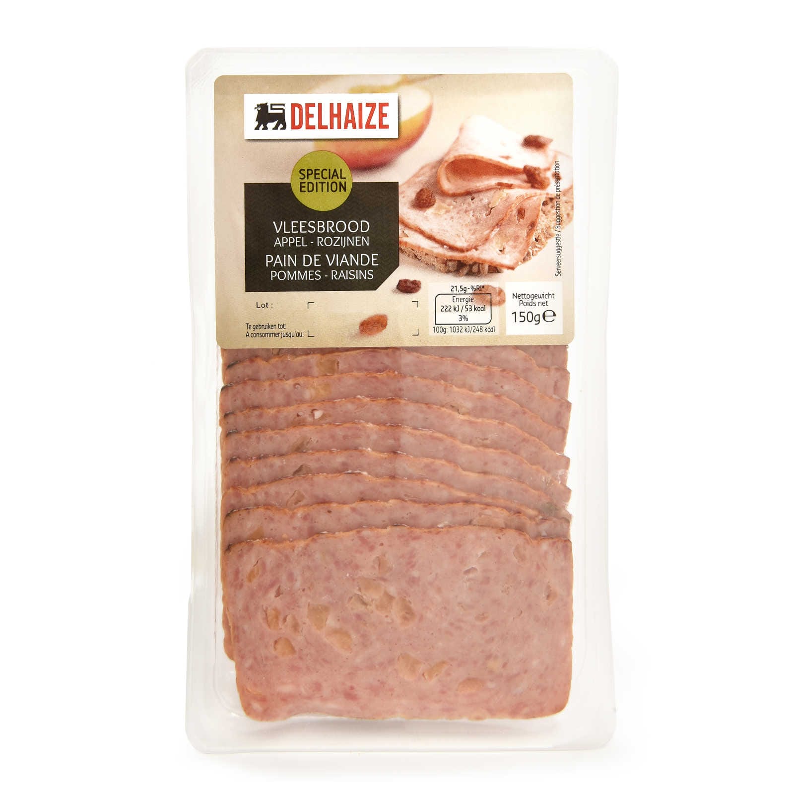 Delhaize | Pain de viande saison pommes | 150 gr | Delhaize