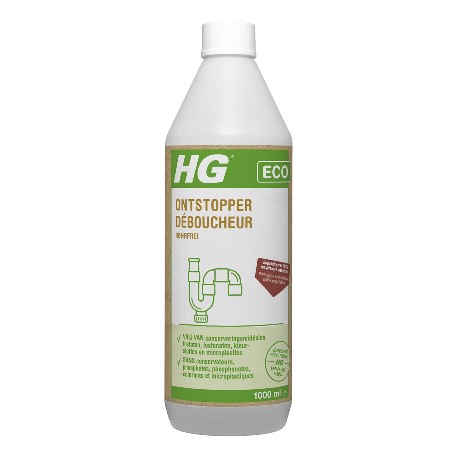 HG | Ontstopper | Eco | 1 l | Delhaize