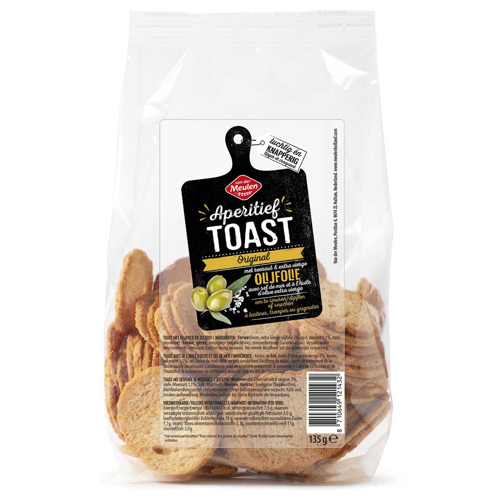 Van der Meulen | Toast | Original | 135 gr | Delhaize