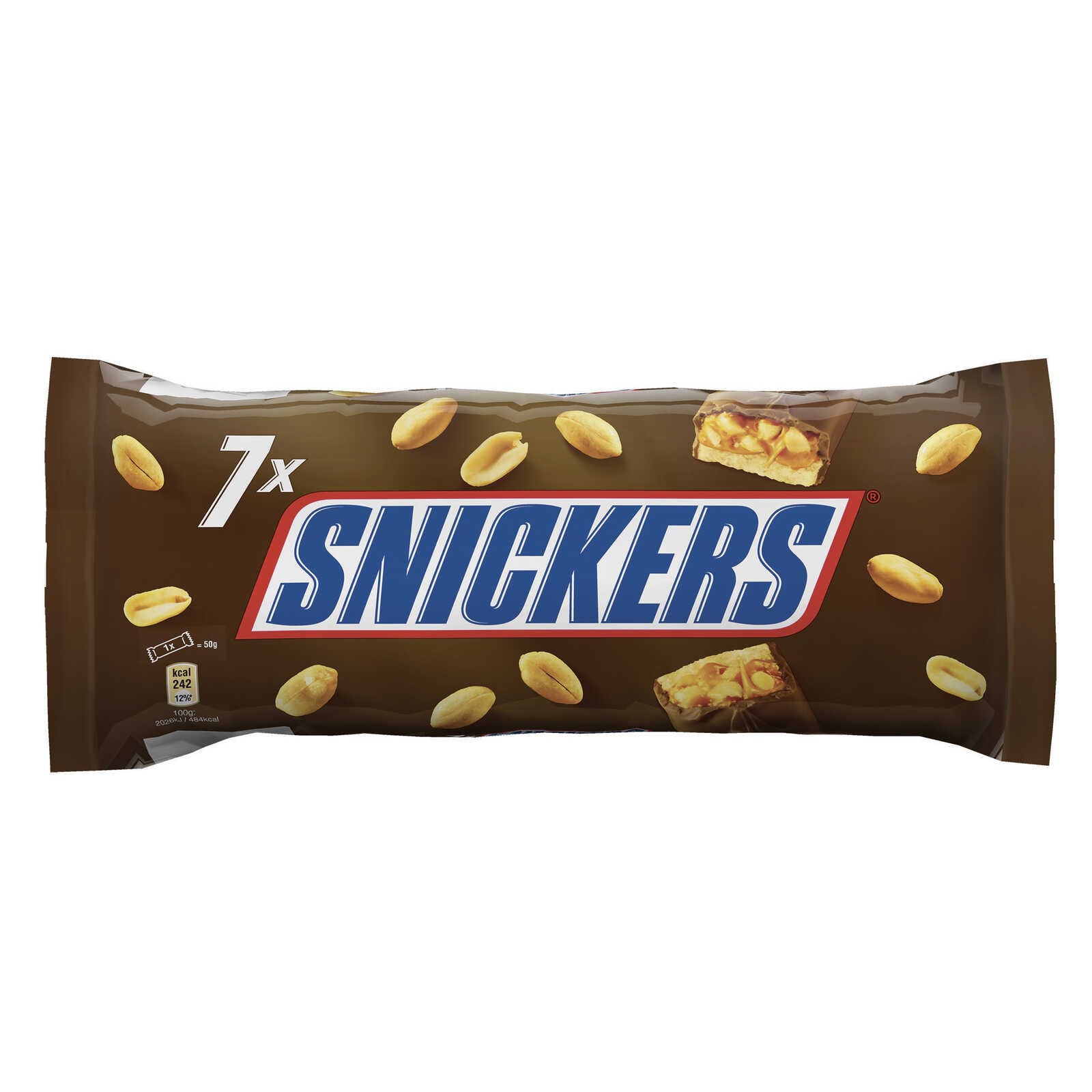 Snickers | Chocolade | Repen | 7 Pack | 350 gr | Delhaize