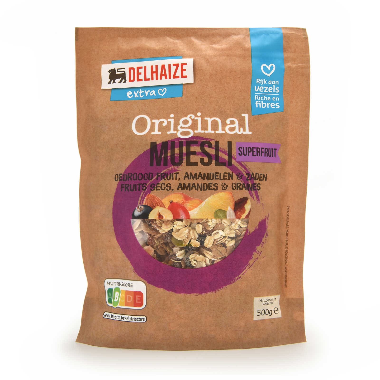 Delhaize | Céréales | Muesli | Superfruit | 500 gr | Delhaize