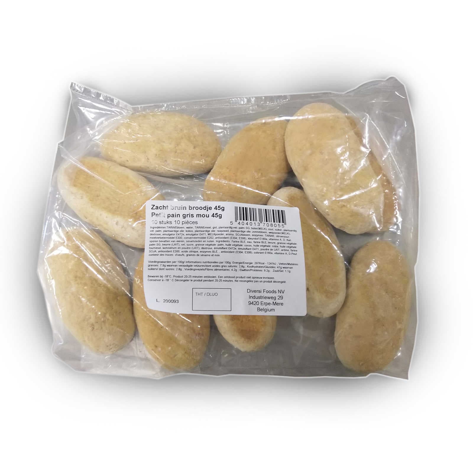 Delhaize | Petit | Pain | Gris | Mou | 450 gr | Delhaize