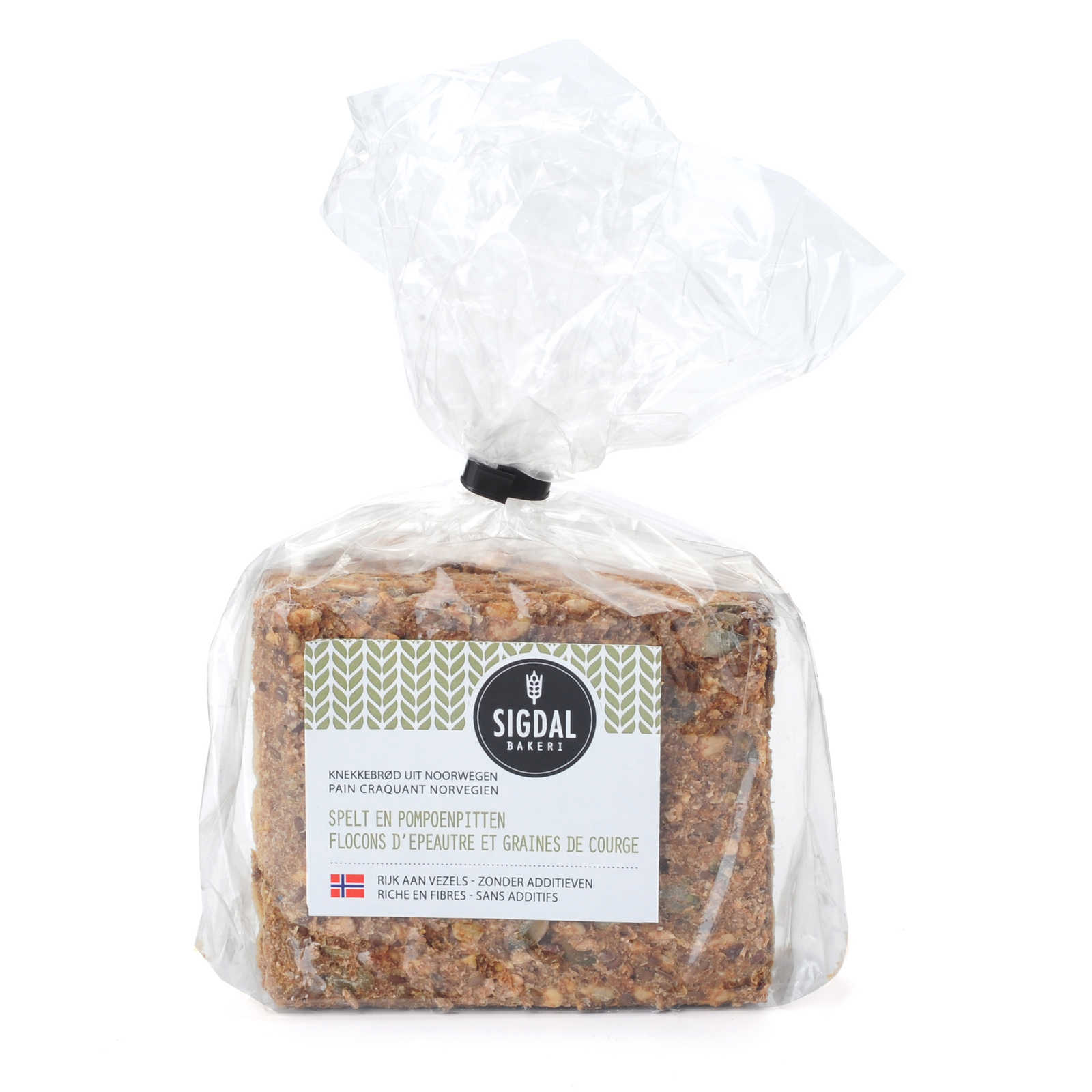Sigdal | Pain craquant Norvégien epeautre courge | 220 gr | Delhaize