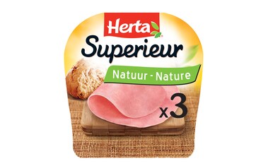 Herta | Hesp | Superieur | Sneden | 100 gr | Delhaize