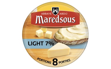 Maredsous | Smeerkaas | Light | 8 porties | 8 x 16 gr | Delhaize
