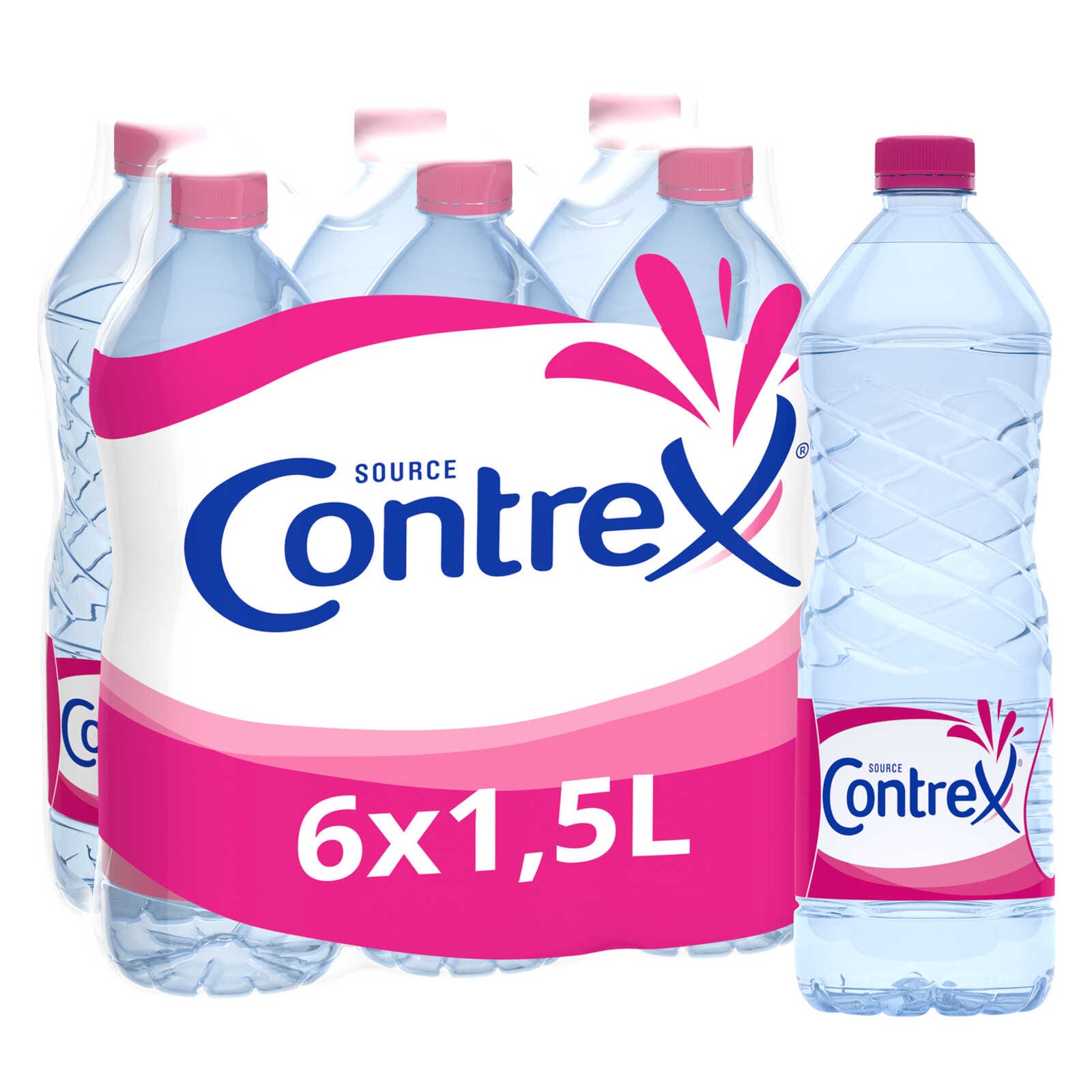 Contrex | Eau minérale | Non-pétillante | PET | 6 x 1,5 l | Delhaize