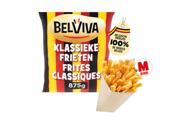 Belviva | Frites classiques | M Size | 875 gr | Delhaize
