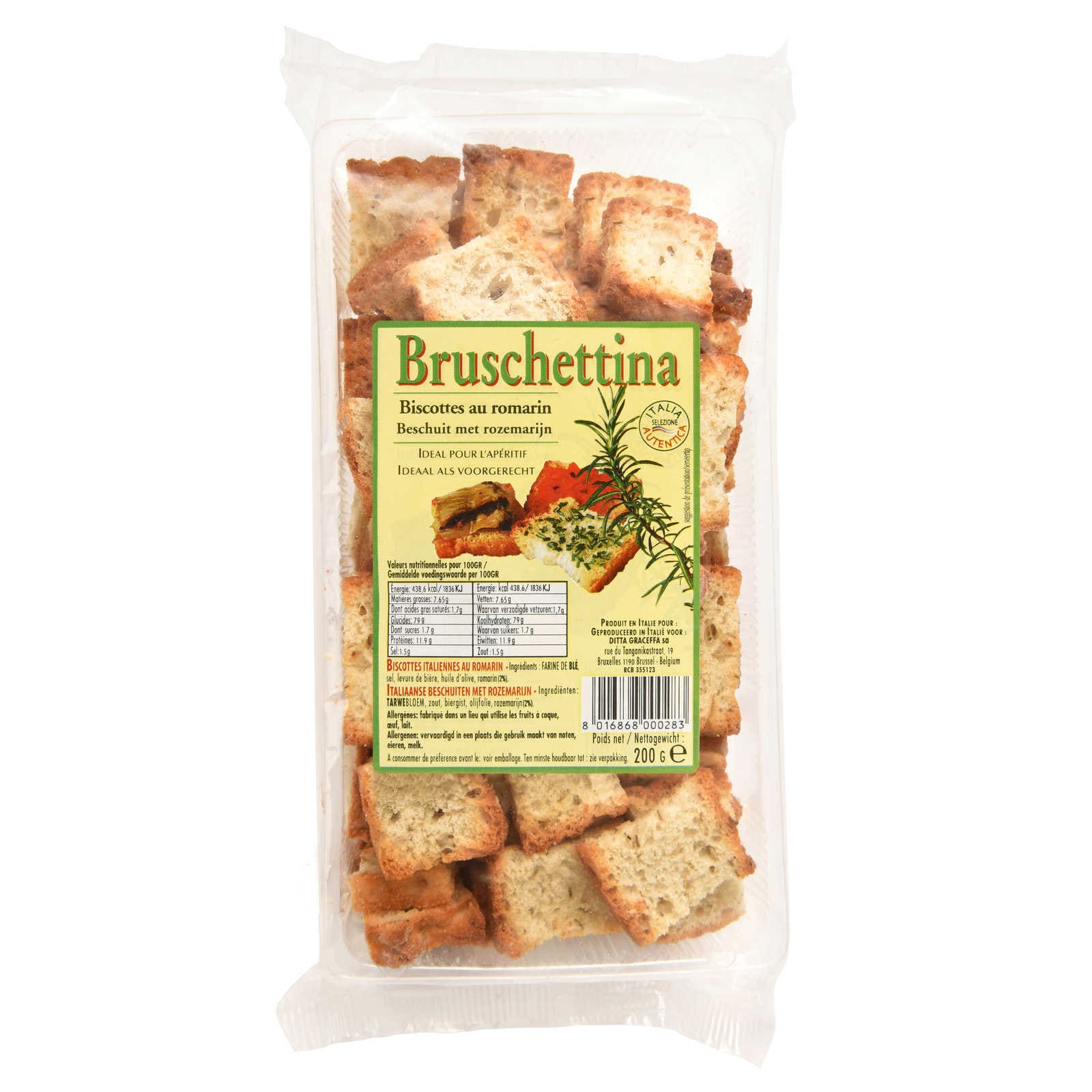 Italia Autentica | Toast | Rozemarijn | 200 gr | Delhaize