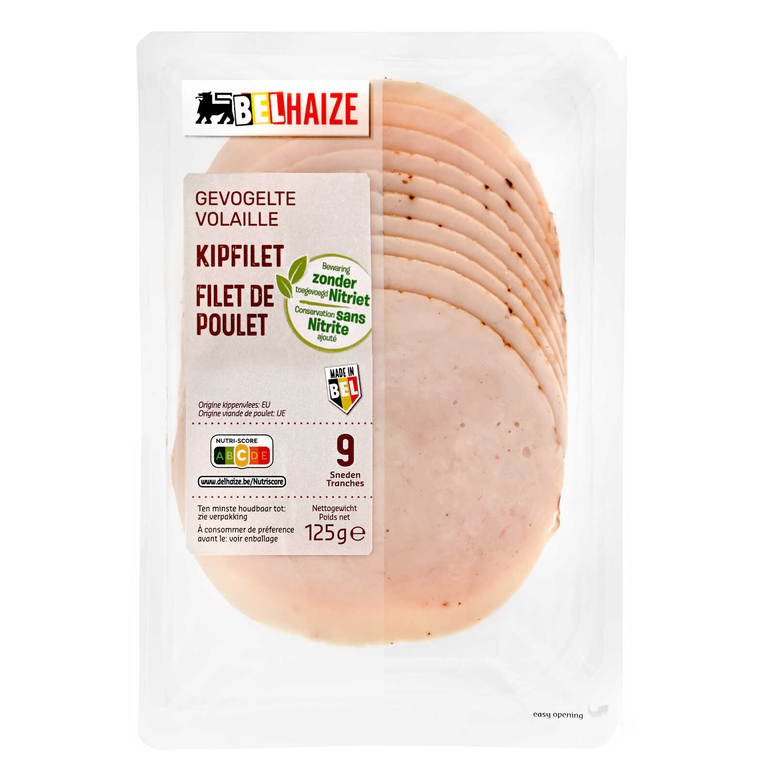 Delhaize | Kipfilet | Zonder Nitriet | 125 gr | Delhaize