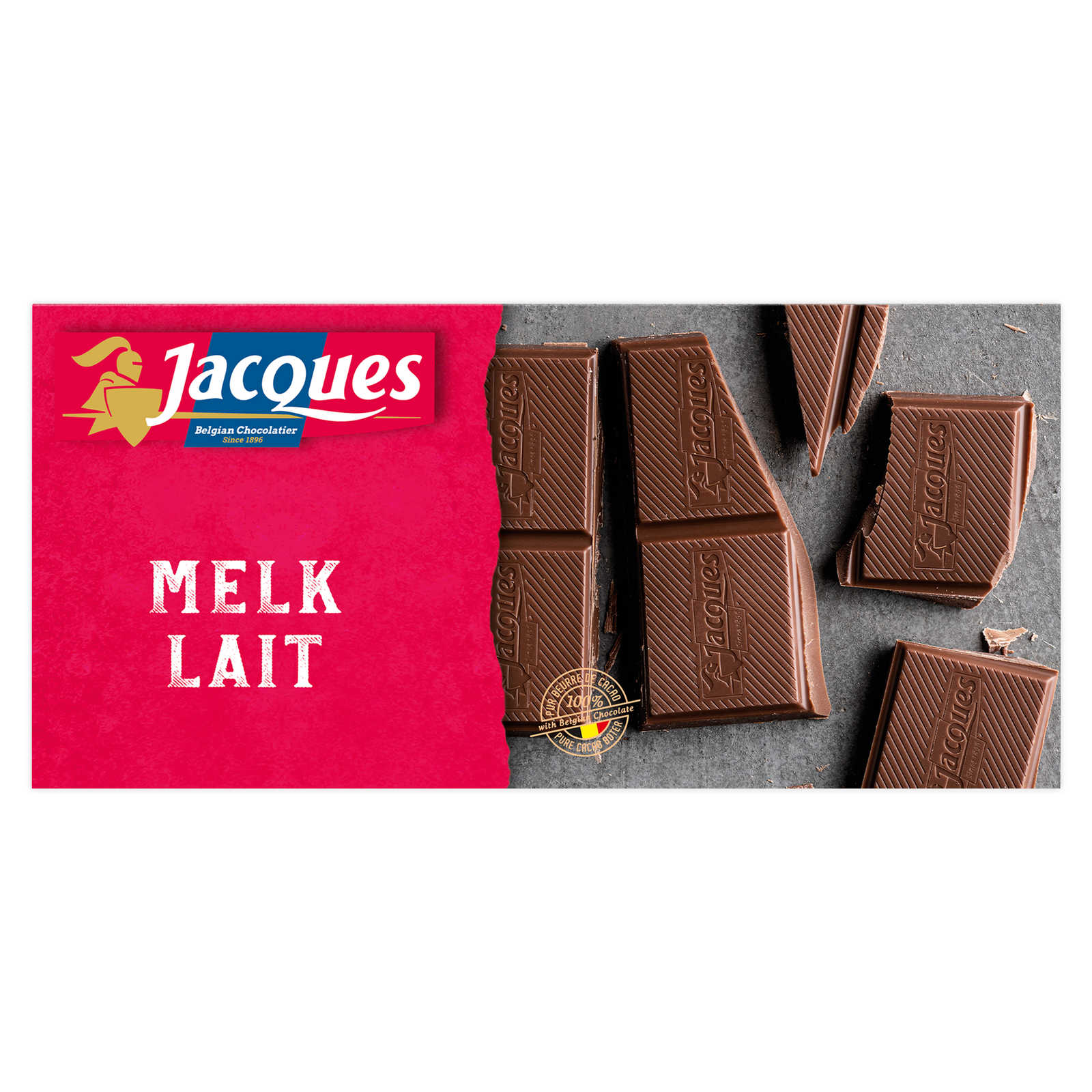Jacques | Chocolade | melk | tablet | 180 gr | Delhaize