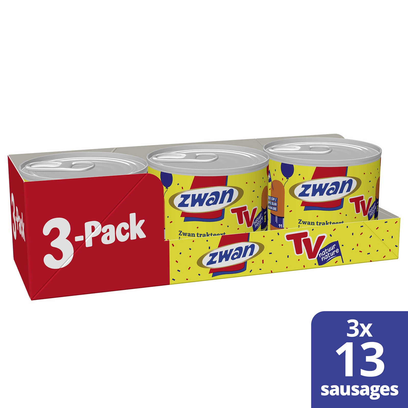 Zwan | TV | TV | Worst | Natuur | 3 x 130 gr | Delhaize