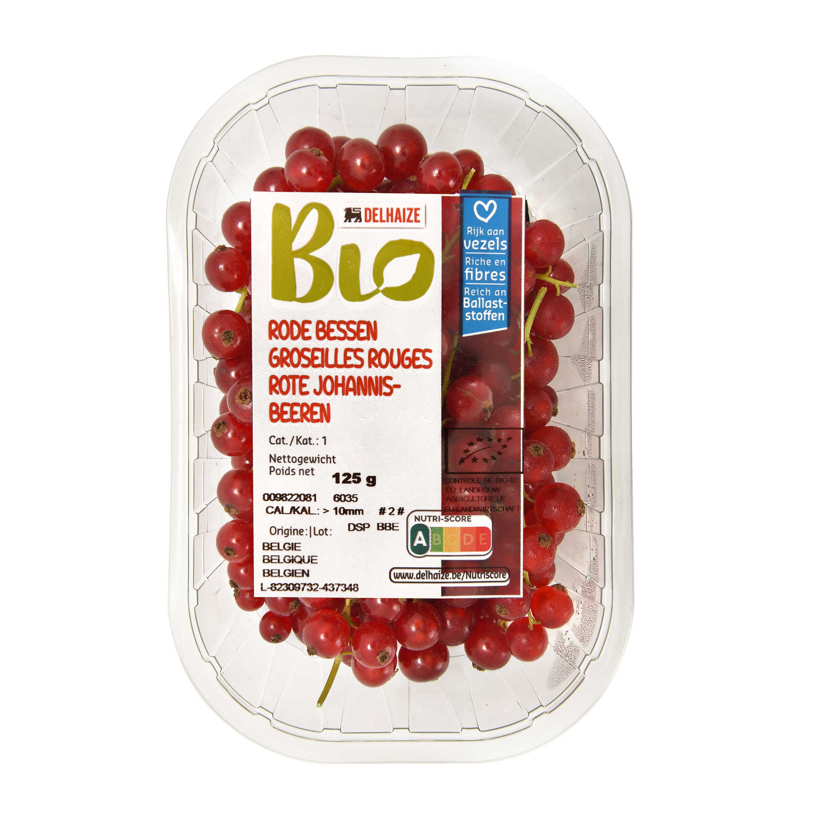 Delhaize | Bio | Groseilles Rouges | Bio | 125 gr | Delhaize