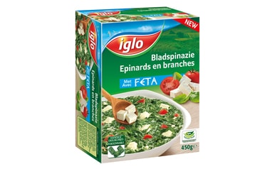 Iglo | Spinazie | Feta | 450 gr | Delhaize