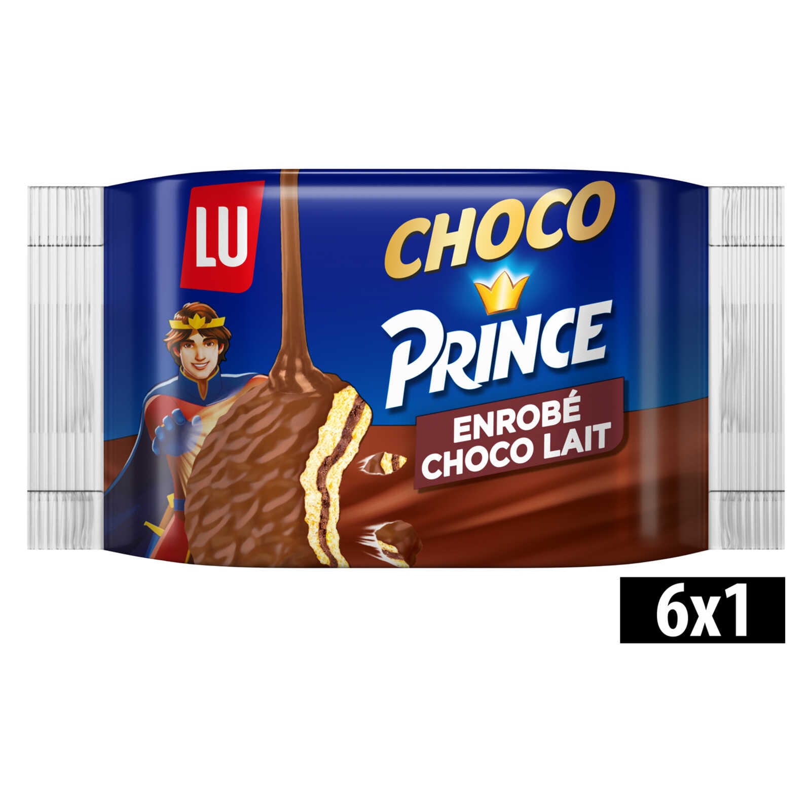 LU | Prince | Koekjes | Choco Prince | Chocolade | 6 x 28,5 gr | Delhaize