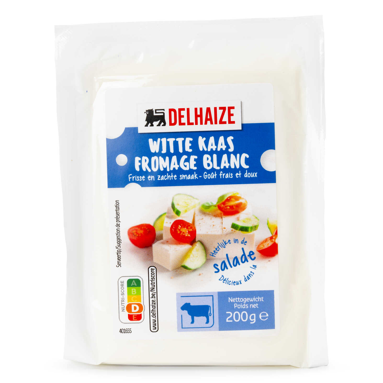 Delhaize | Witte kaas | Blok | 200 gr | Delhaize