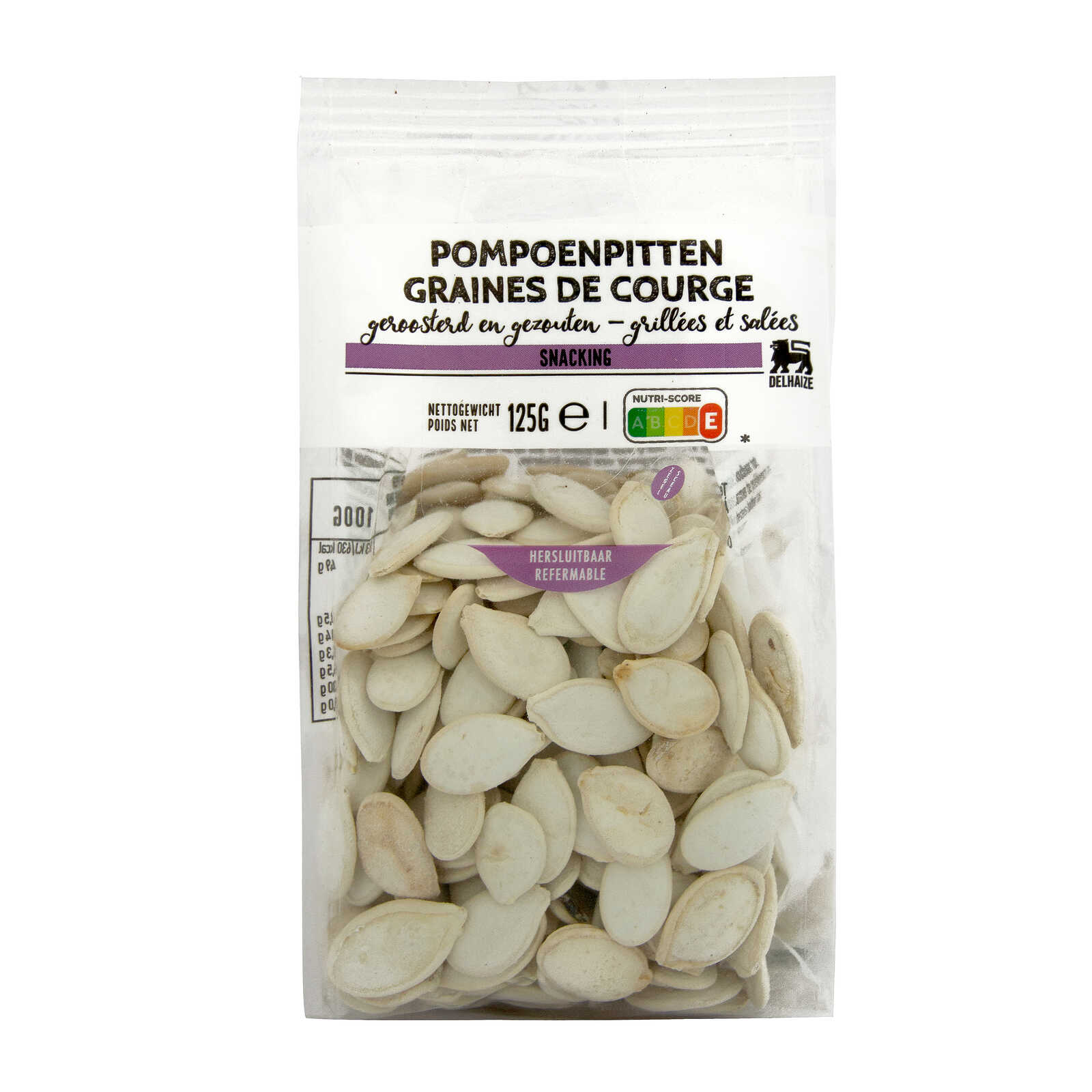 Delhaize | Pompoenpitten | 125 gr | Delhaize
