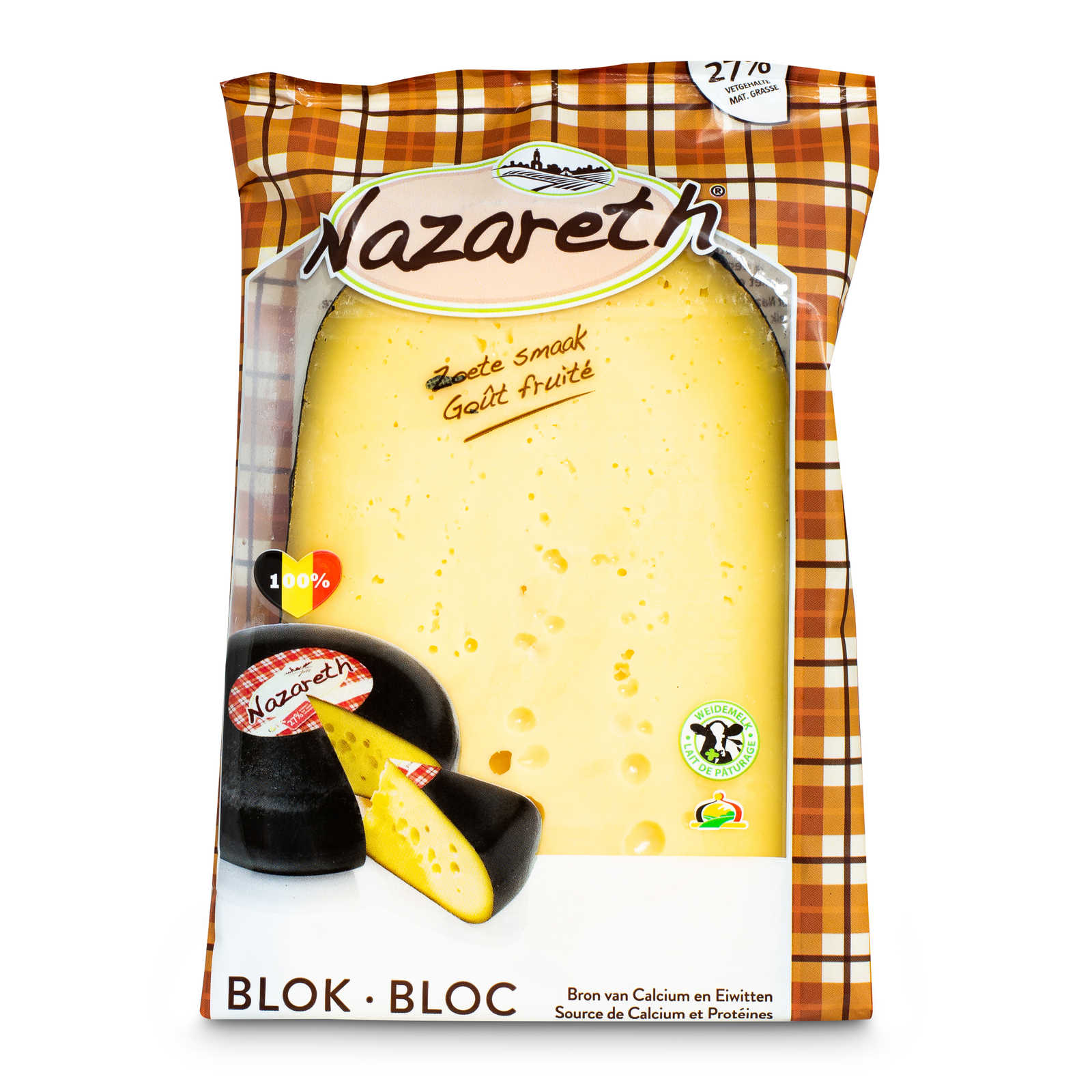 Nazareth | Fromage | Nazareth | Bloc | 300 gr | Delhaize