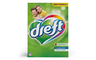 Dreft | Waspoeder | Regular | 0,975 kg | 15 DS | 15 st | Delhaize