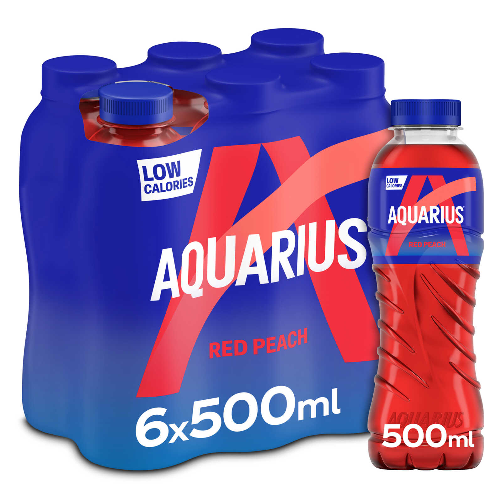 Aquarius | Red peach | PET | 6 x 50 cl | Delhaize