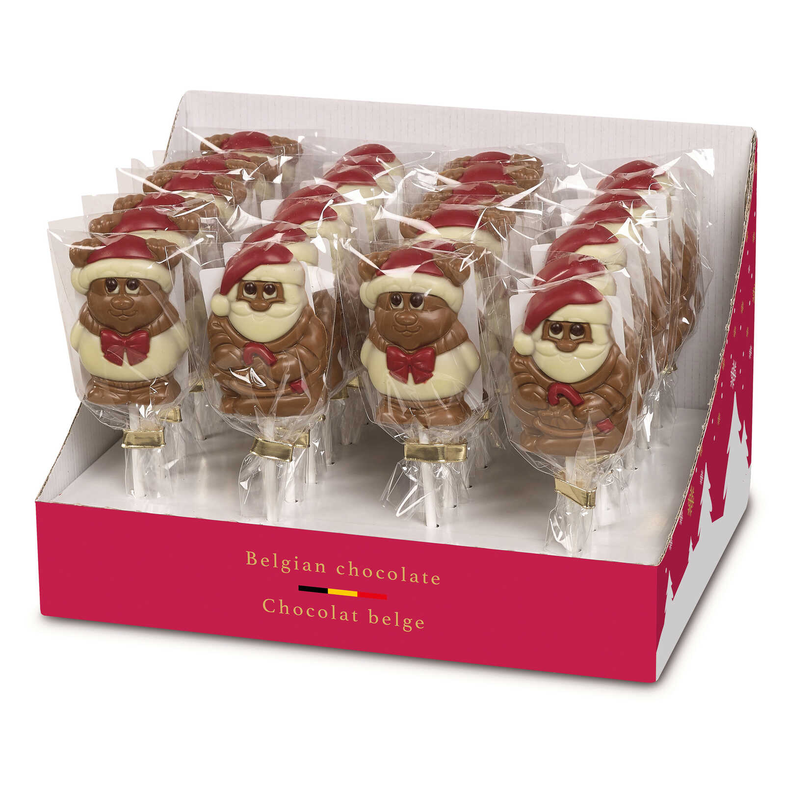 Hamlet | Chocolade | Lollies | Kerst | 35 gr | Delhaize