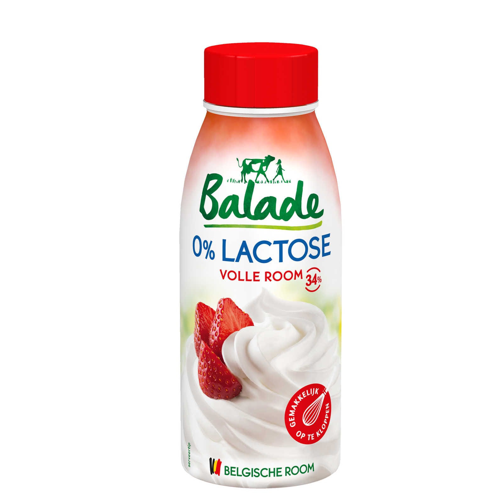 Balade | 0% Lactose volle room | 250 gr | Delhaize
