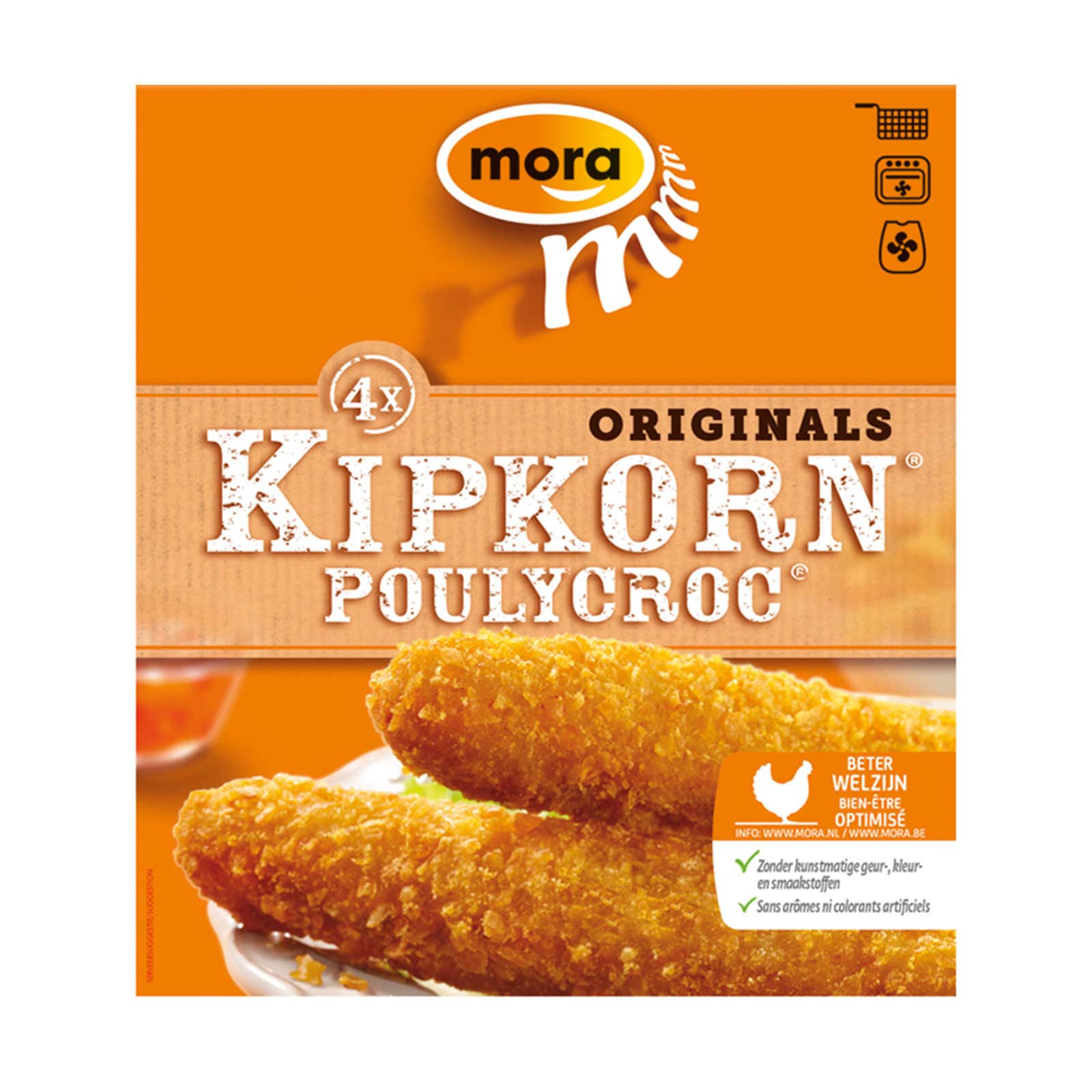 Mora | Kipkorn | 4 x 60 gr | Delhaize