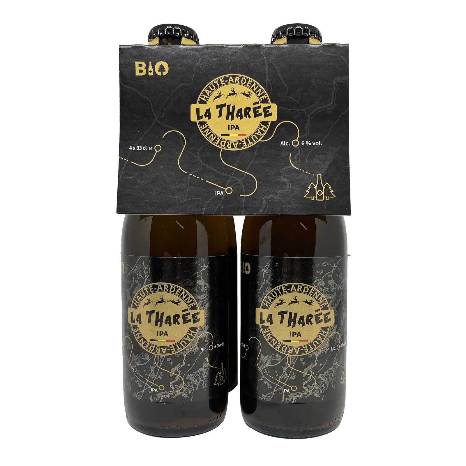 La Tharée | Bier | 6% alc | Bio | 4 x 33 cl | Delhaize