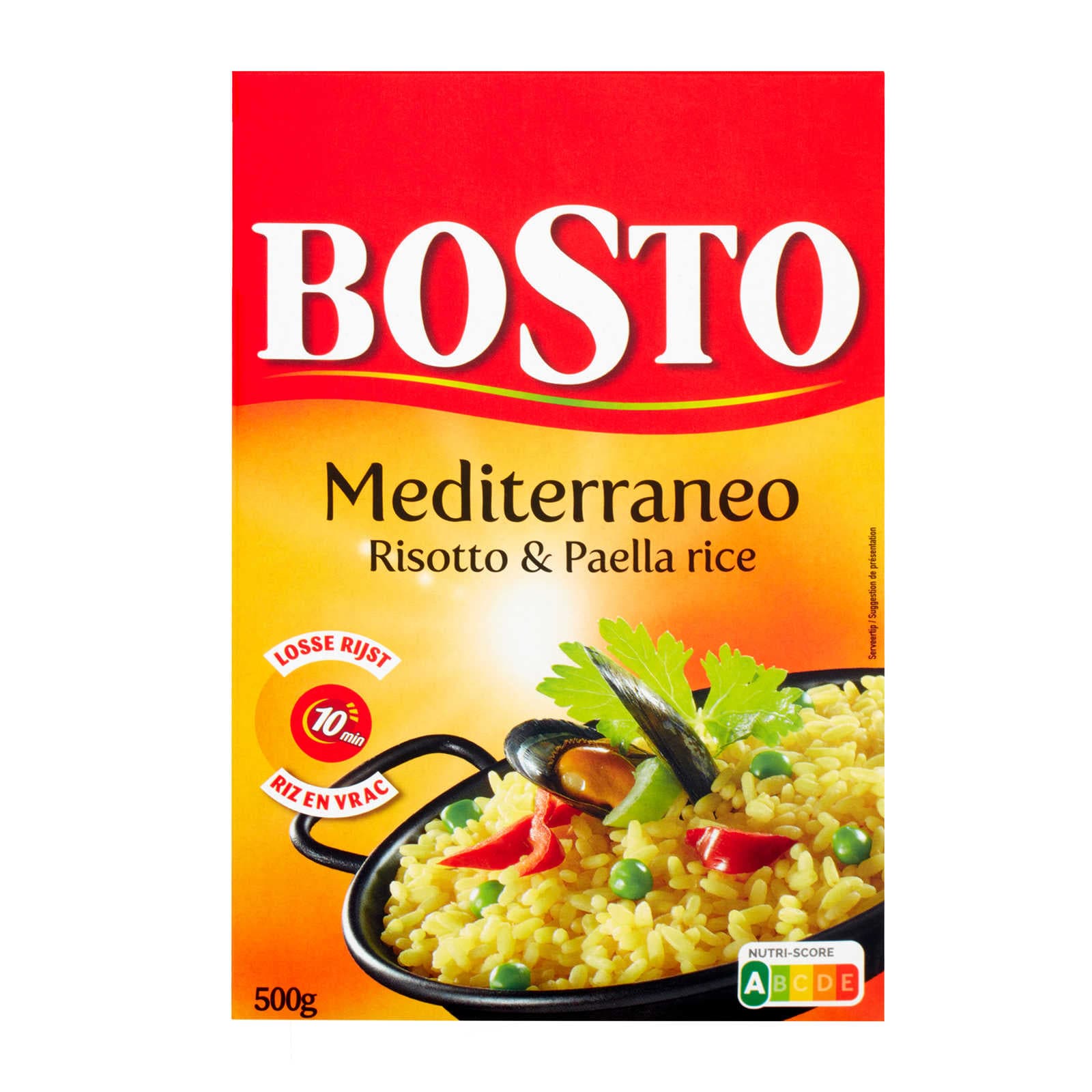 Bosto | Riz | Mediteraneo | Risotto Paella | 10m | 500 gr | Delhaize