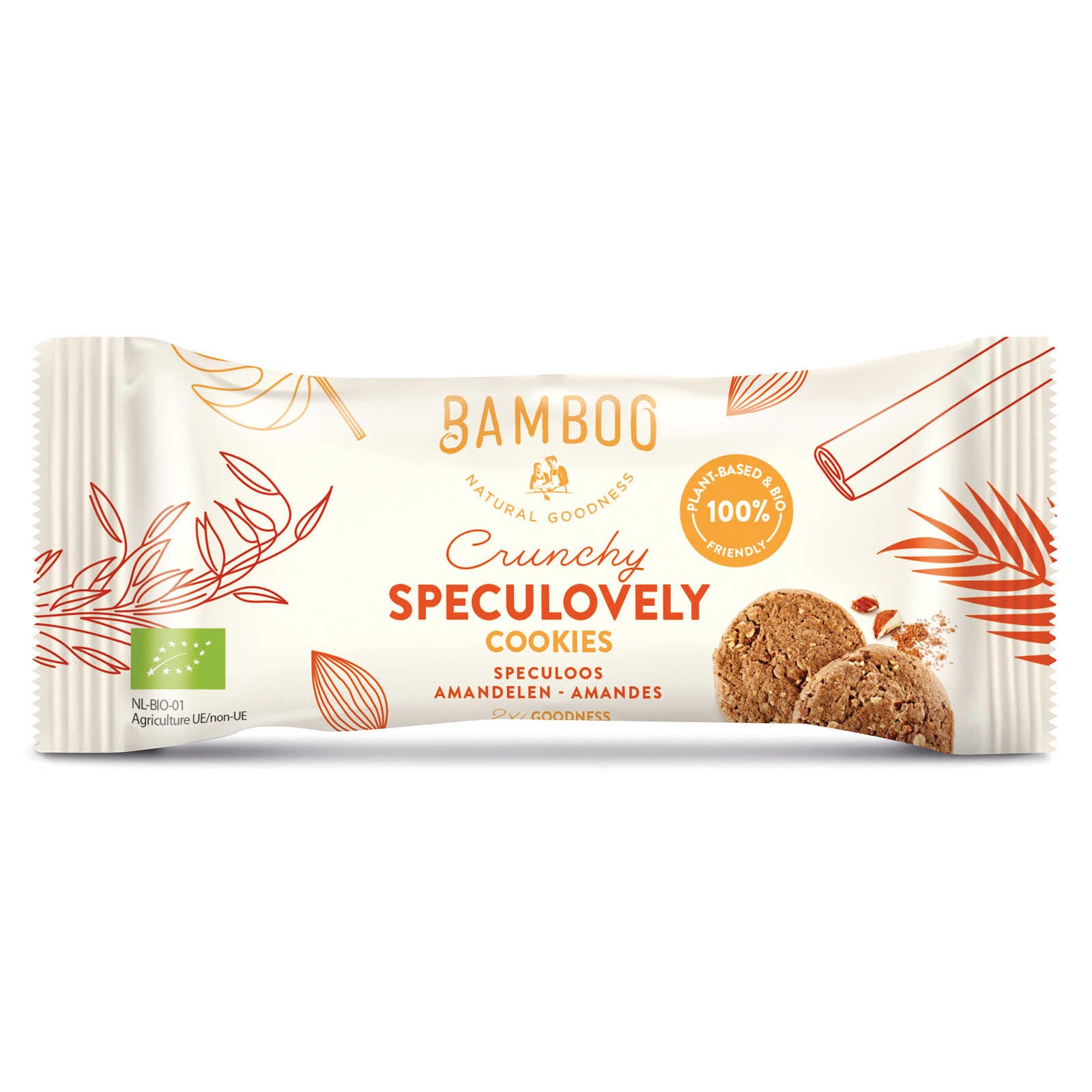 Bamboo Goodness | Bio | Cookies | Speculoos | Almond | 40 gr | Delhaize