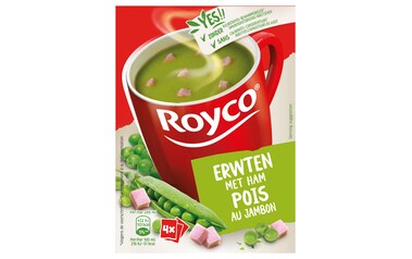 Royco | Soep | Erwten-Ham | 4 x 22,5 gr | Delhaize