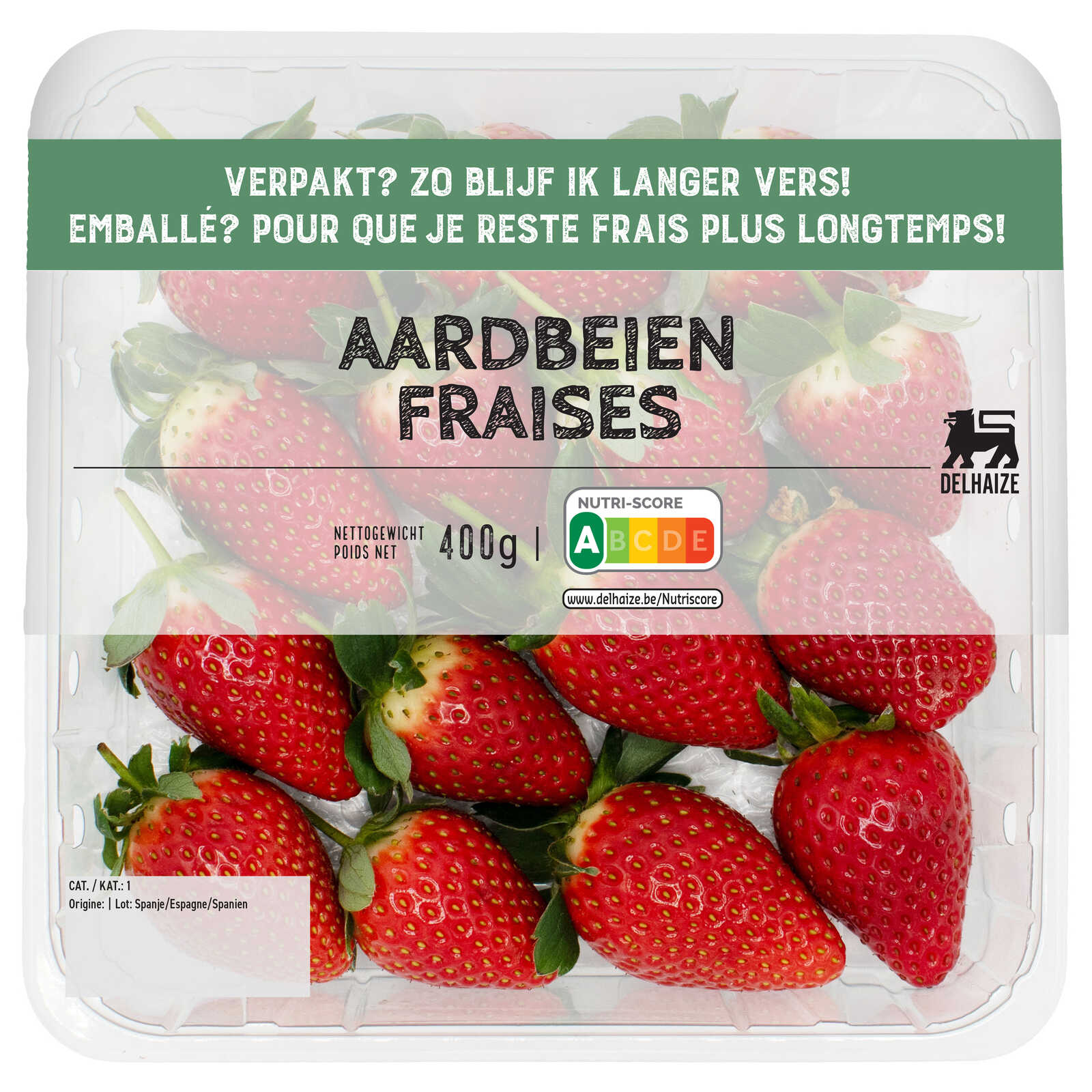 Delhaize | Fraises | 400 gr | Delhaize