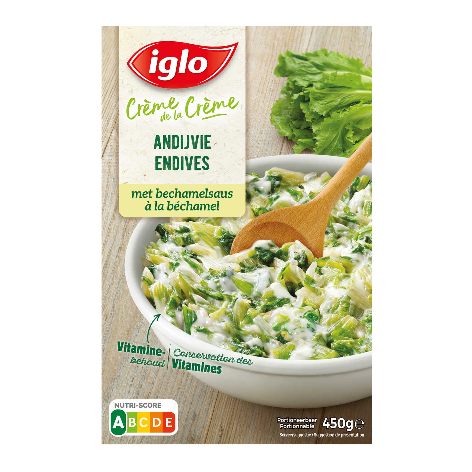 Iglo | Crème de la Crème | Endives | À la Béchamel | 450 gr | Delhaize