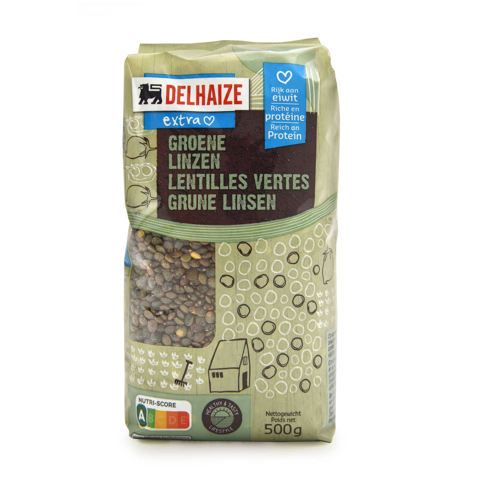 Delhaize | Lentilles vertes | 500 gr | Delhaize